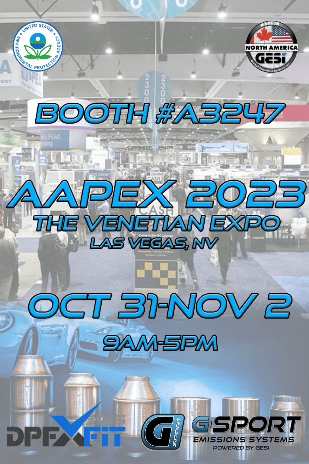 Are you attending AAPEX this year? - DPFXFIT by GESi